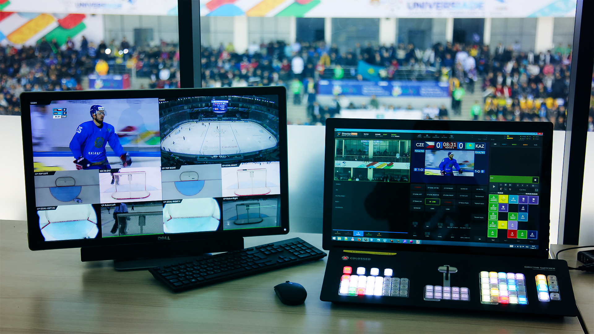 Almaty 2017 Winter Universiade - ColosseoEAS | Scoreboards, Video Cubes ...